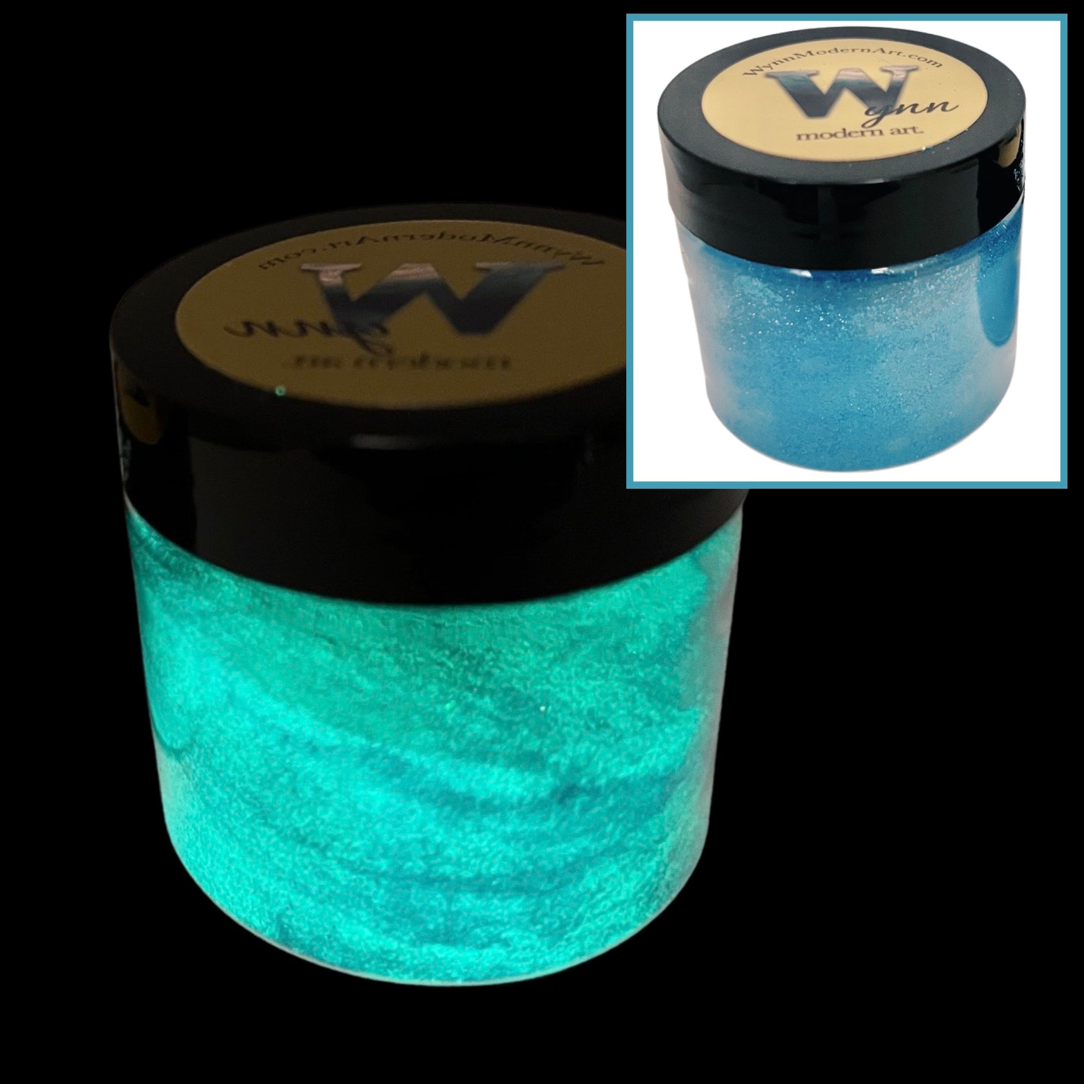 LUXE Glow Powder for Art (Norway Lights) – WYNN modern art.